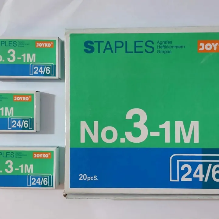 Isi Staples KENKO/JOYKO Besar No.3 24/6/Refill Hekter Steples Stapler ...