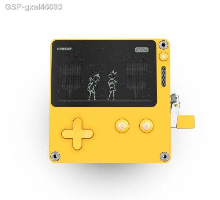 gxal46093 2.7-Inch Panic Playdate Hand-Cranked New Version Handheld Game Console With Games ...
