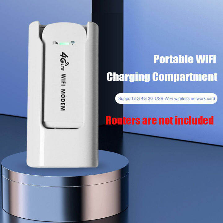 WiFi Router Charger 5200mAh USB Portable Wireless Router Charging Case ...