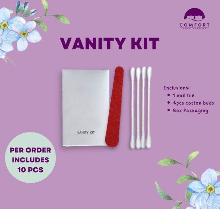 Comfort Hotel Supplies Vanity Kit in Box Packaging 100 pcs | Lazada PH