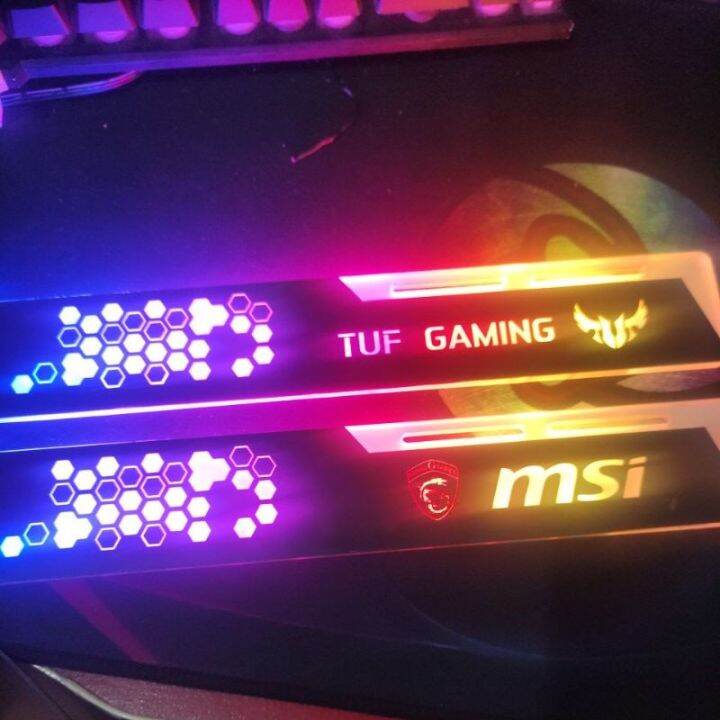 [COD]TUF GAMING,MSI,ROG,AORUS RGB COMPUTER GPU BRACKET ANTI-SAG ...