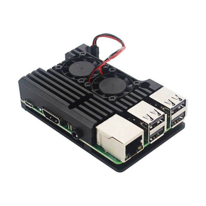 Raspberry Pi 3 Model B B Aluminum Heatsink Case with Dual Fan | Lazada PH