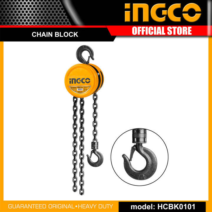 Ingco HCBK0101 1 Ton Chain Block 3m IHT | Lazada PH