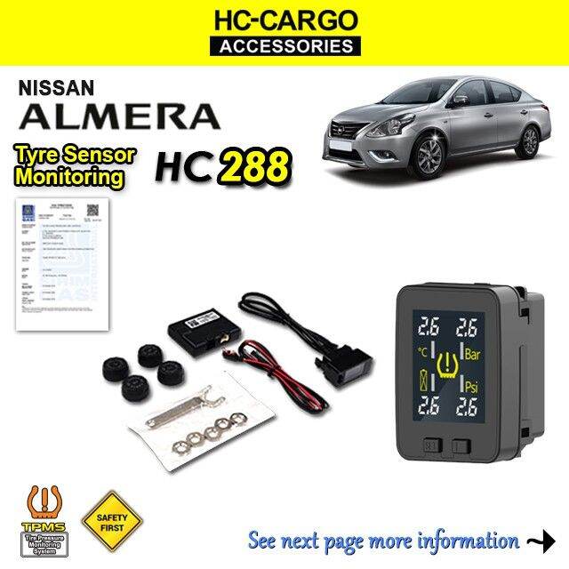 Nissan Almera Tire Pressure Monitoring System TPMS WITH SIRIM CERTIFIED HC-288 | Lazada