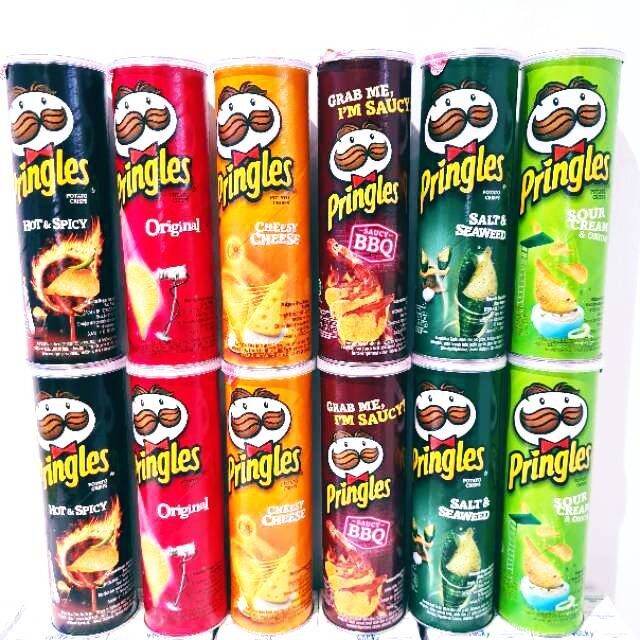 PRINGLES POTATO CHIPS / KERIPIK KENTANG 107 GRAM ALL VARIANT | Lazada ...