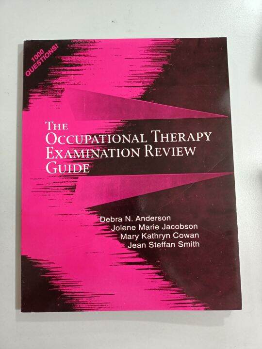 The Occupational Therapy Examination Review Guide By:Aderson | Lazada PH