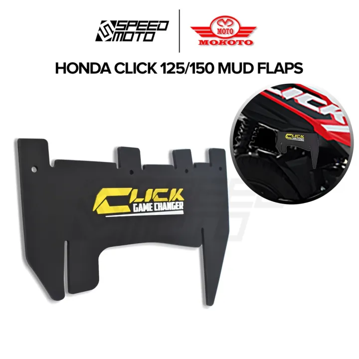 HONDA CLICK 125150 V2 RUBBER MUD FLAPS COVER CLICK GAME CHANGER MUD ...