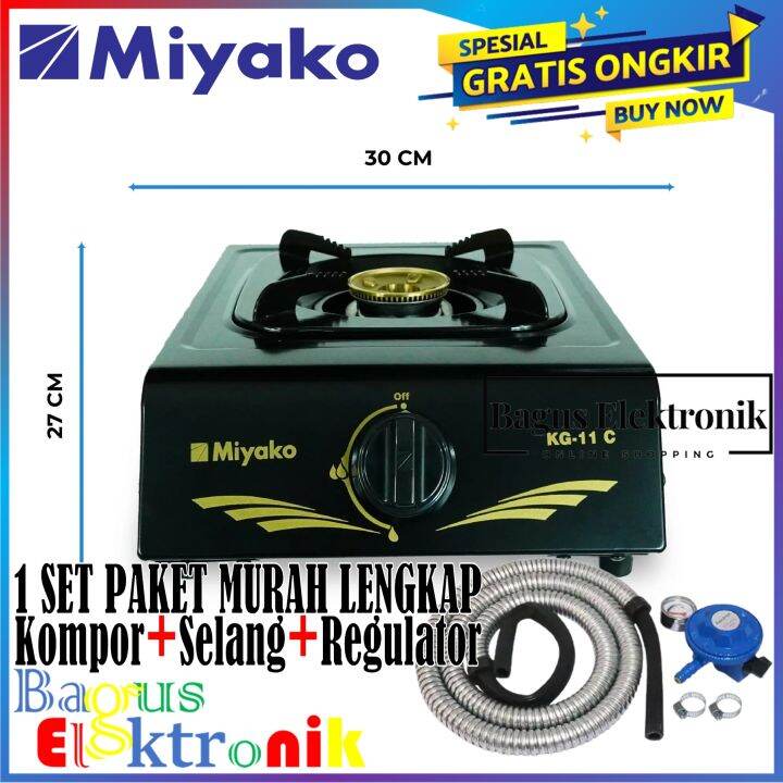 Miyako Kompor gas 1 Tungku - Miyako KG-11 C Kompor Gas Stove 1 Tungku KG 11 C / KG11 C / KG-11C ...