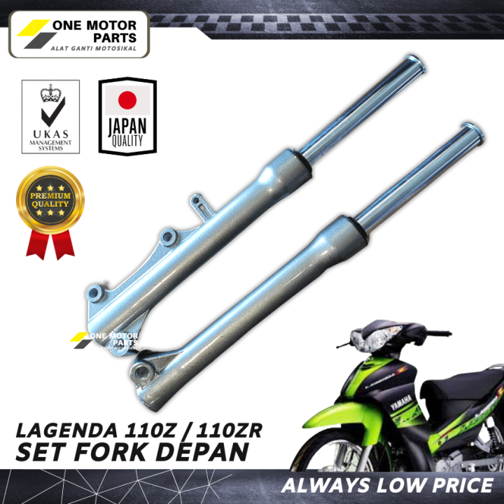 YAMAHA LAGENDA 110Z / 110ZR STANDARD ABSORBER DEPAN BELAKANG SET FORK ...