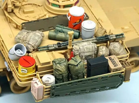 New Unassembled 1/35 Modern Equipment Set Resin Figure Unpainted Model ...