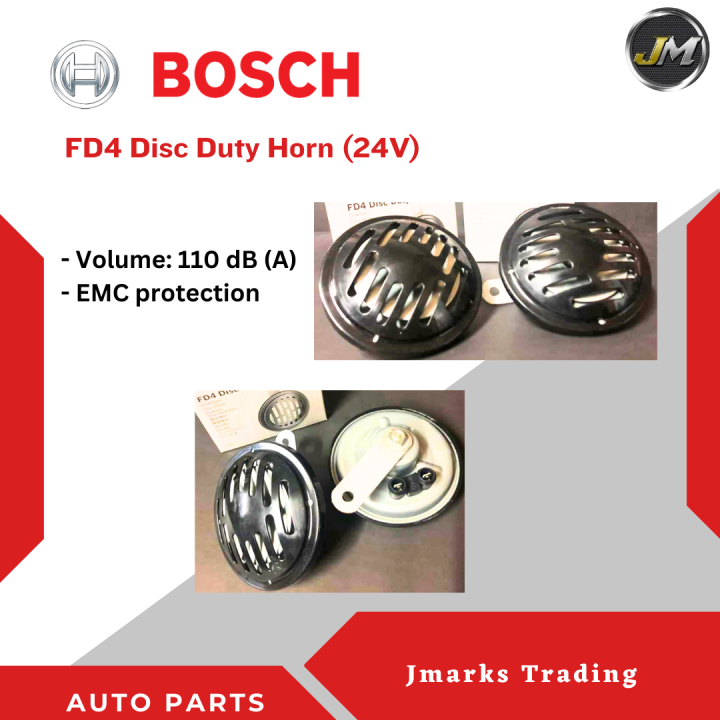 Bosch FD4 Disc Duty Horn 24V Horn Set | Lazada PH