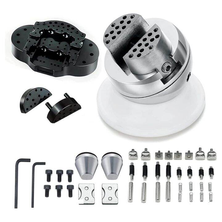 Cutting Tools 360° Rotation Ball Vise 17PCS Attachment Jewelry ...
