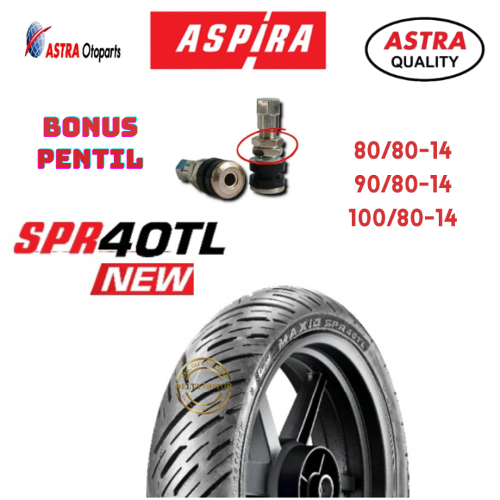 Ban Luar Tubeless Aspira Astra Otopoarts Maxio SPR 40 TL Ring 14 ALL ...