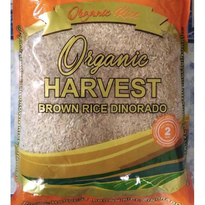 ORGANIC Brown Rice ORGANIC HARVEST Dinorado 2KG staple food | Lazada PH