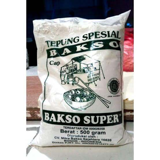 TEPUNG BAKSO CAP BAKSO SUPER 500 GRAM - TEPUNG ADONAN BAKSO - TEPUNG ...