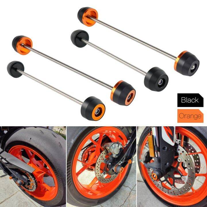 Motorcycle Front /Rear Wheel Fork Axle Sliders For KTM 790 Duke 2018 ...