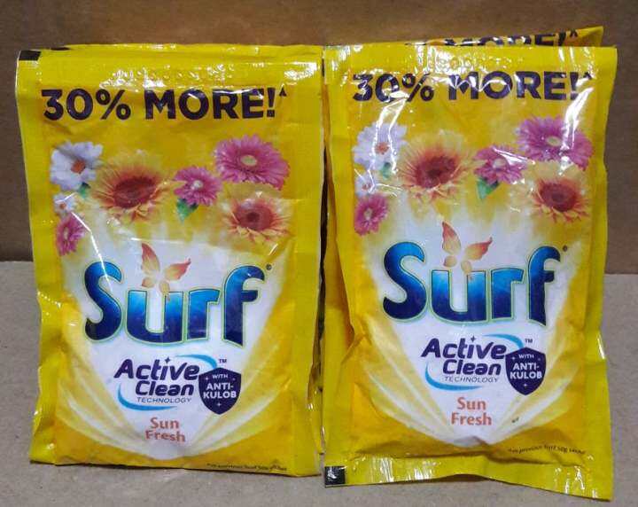 Surf Detergent Powder Active Clean Sun Fresh (65g x 12 sachet) | Lazada PH