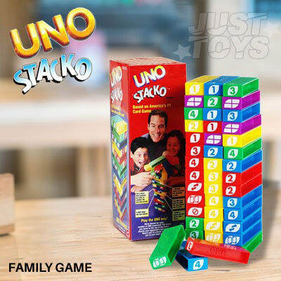 UNO Stacking Block Building Block Educational Toys Colorful Blocks Fun ...