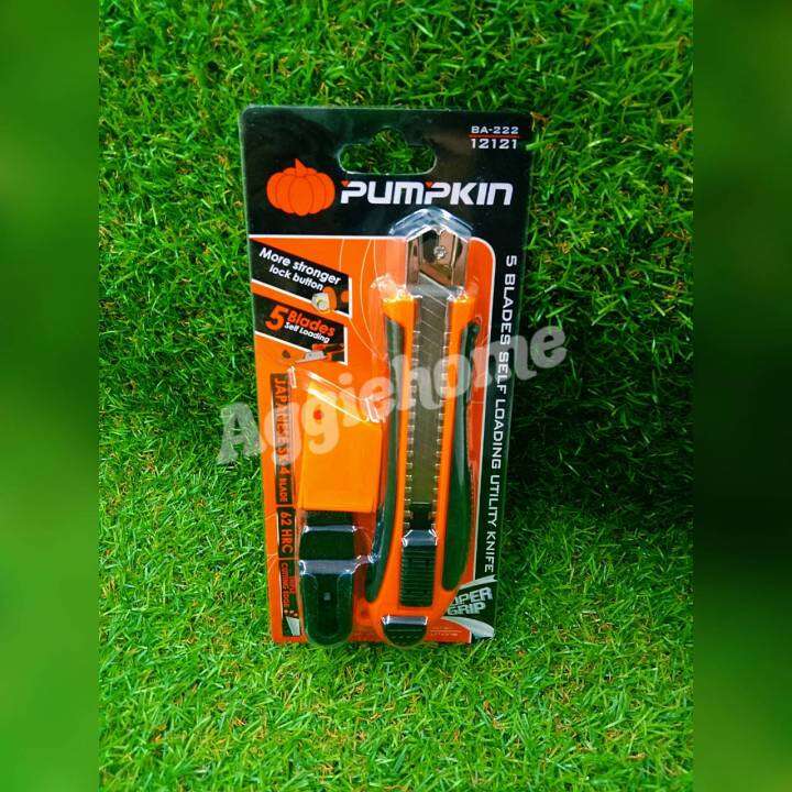 PUMPKIN มีดคัตเตอร์ใหญ่ รุ่น BA-222 (12121) ใบมีดคัตเตอร์ มีดคัตเตอร์ ...