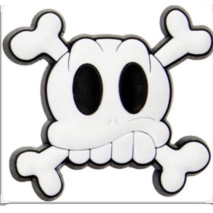 Skull Croc Shoe Charms Pins Jibbitz for Crocs original with tag and ...