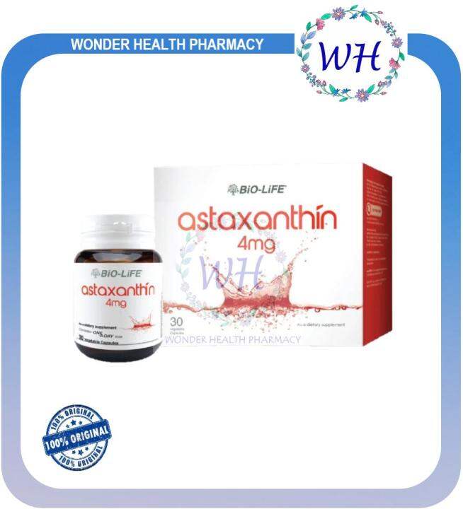 Bio-Life BioLife Bio Life Astaxanthin 4mg (30S) ORIGINAL | Lazada