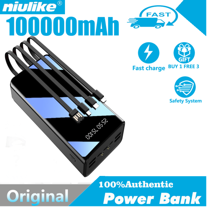 🔥 24 Hour Shipping 🔥 Original 50000mah Power Bank Mini Power Bank ...