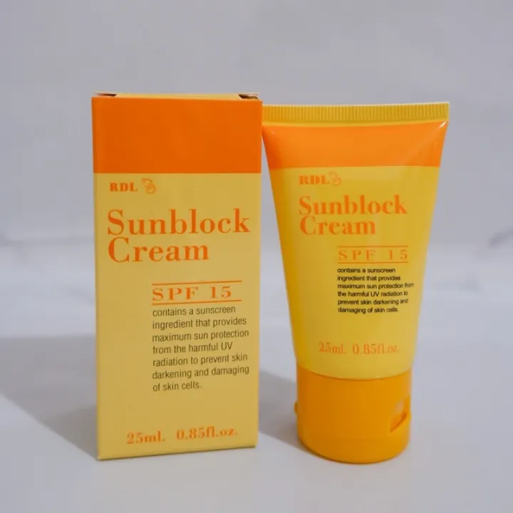 BEST RDL Sunblock Cream SPF15 25ml | Lazada PH