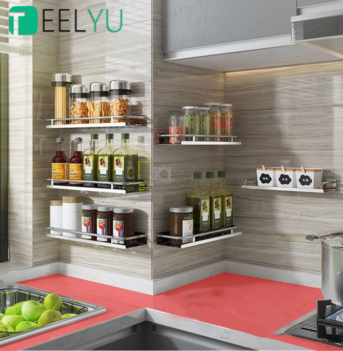 Stainless Steel Multifunctional Kitchen Wall Hanging Storage Rack ...