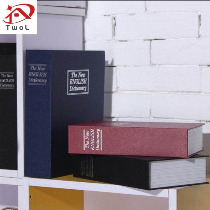 Twol Book Safe with Combination Lock Home Dictionary Diversion Metal ...
