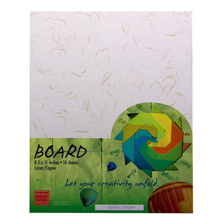 Kapas White Scented Specialty Paper 10sheets per pack | Lazada PH