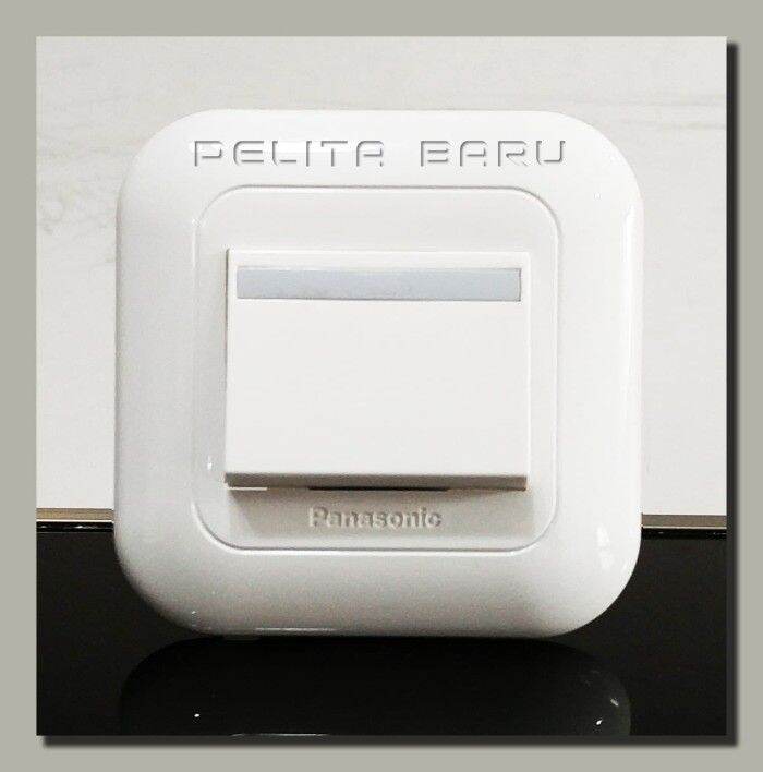 Saklar Hotel Tunggal/Engkel Besar - Panasonic Wide Series Putih ...