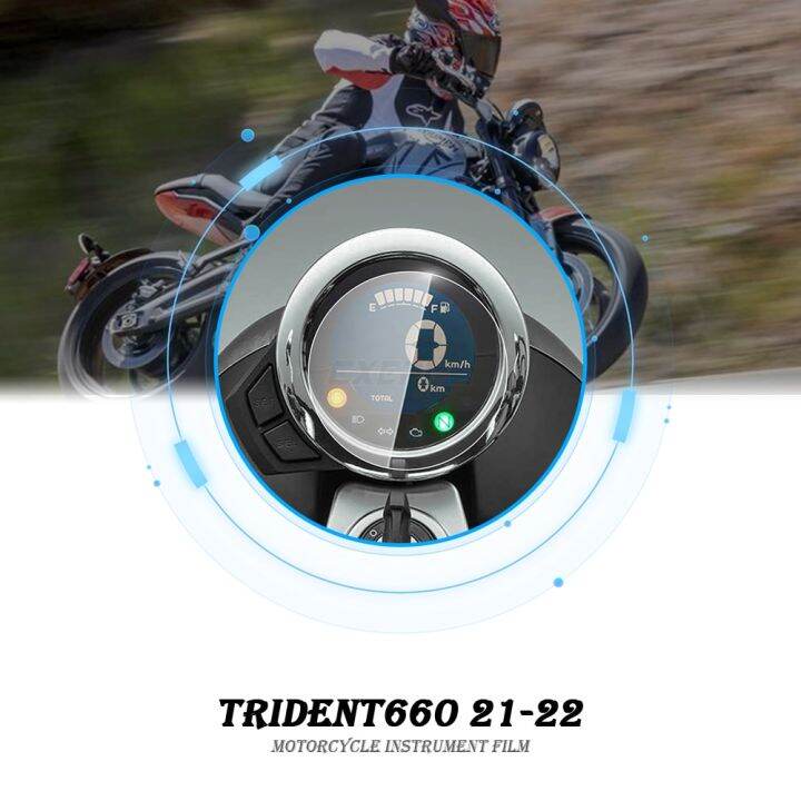 2 PCS Motorcycle Scratch Cluster Screen Dashboard Protection Instrument ...