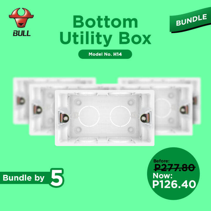 BULL H14 Bottom Box / Utility Box BUNDLES | Lazada PH
