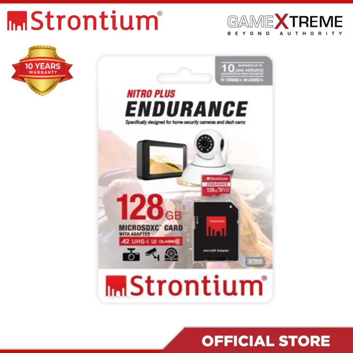 Strontium Nitro Plus Endurance SRP128GTFU3ES 128GB A2 100MB/s Micro SD ...