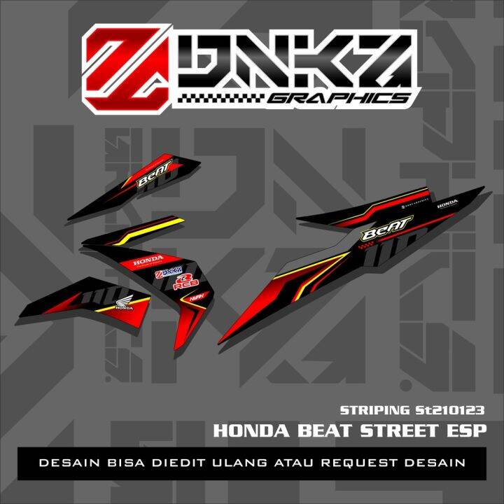 Stiker Beat Street, Beat ESP Decal Striping Beat Street, Beat ESP ...