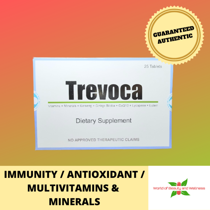 Trevoca Dietary Supplement - Multivitamins (25 tabs) | Lazada PH