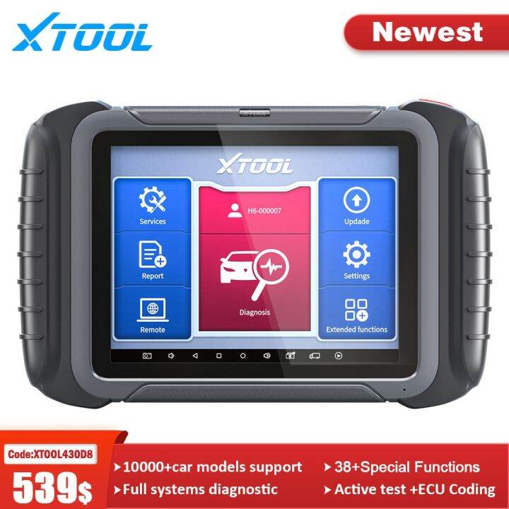 XTOOL D8 Automotive Diagnostic Scan Tools with ECU Coding Bi ...