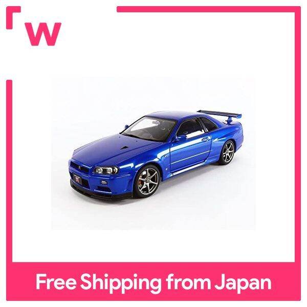 AUTOart 1:18 Scale Diecast Car Nissan SKYLINE GT-R R34 V Spec II Bayside Blue 77408 | Lazada PH