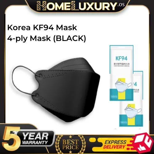 Korea KF94 Mask Black | Lazada