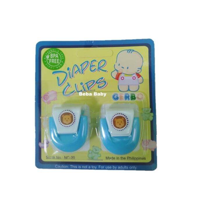 Gerbo Babies Diaper Clip Nappy Clamps / Cloth Diaper Clips Baby Needs ...