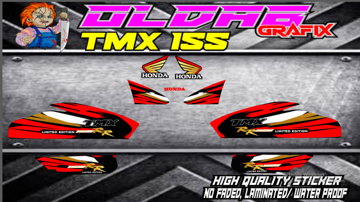 HONDA TMX 155 STICKER DECALS, 049 | Lazada PH