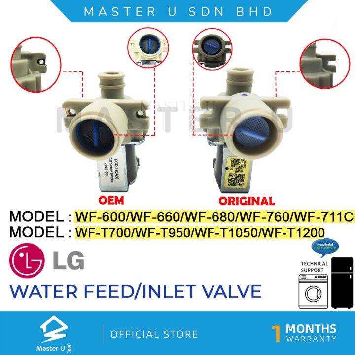 LG WASHING MACHINE WATER FEED INLET VALVE WF-600/WF-660/WF-680/WF-760 ...