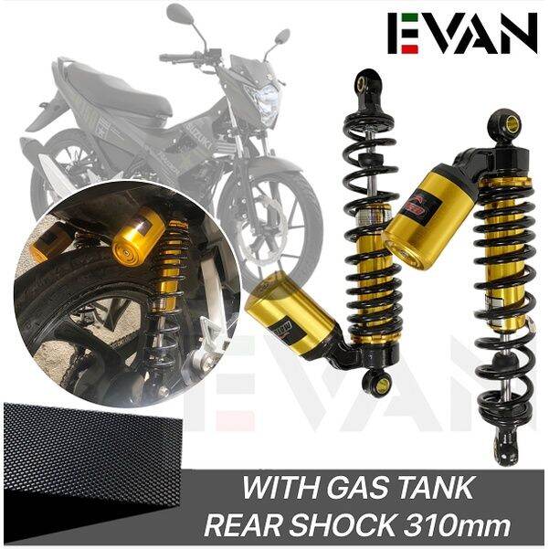 Rear Shock 310mm With Gas Tank Rear Lncludes Airbag New(1 set)Absorber ...
