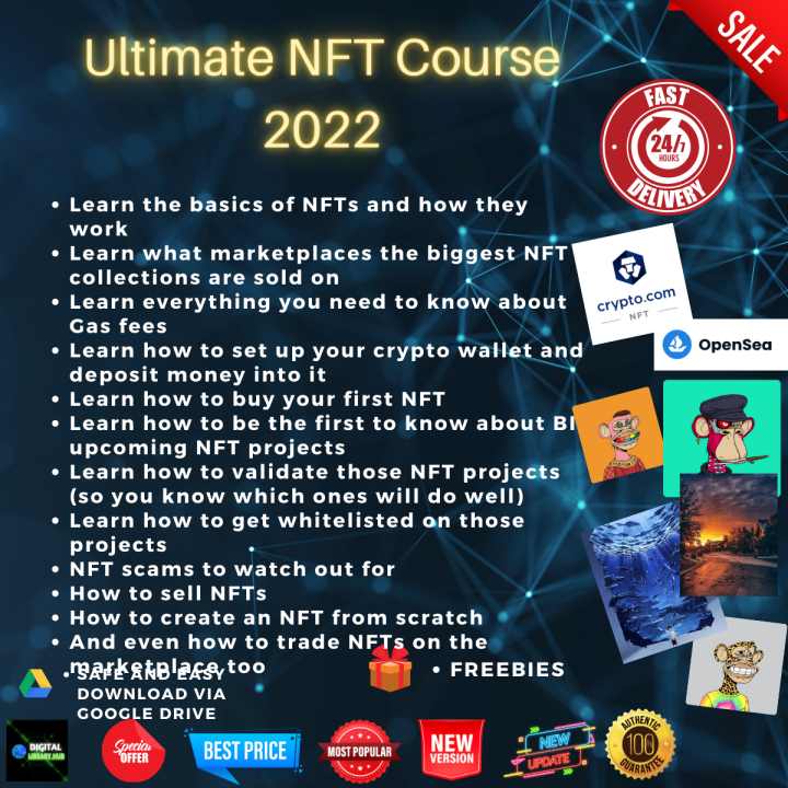 Ultimate NFT Course 2022! Buy, Sell, Create & Trade NFTs! | Lazada PH