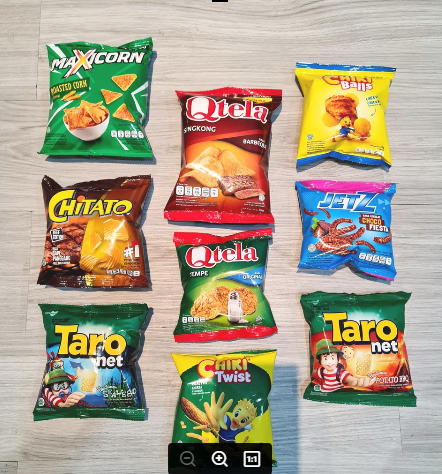 CHIKI Chitato, Jetz, Cheetos, Chiki Balls, Lays, Qtela, Momogi, Taro ...