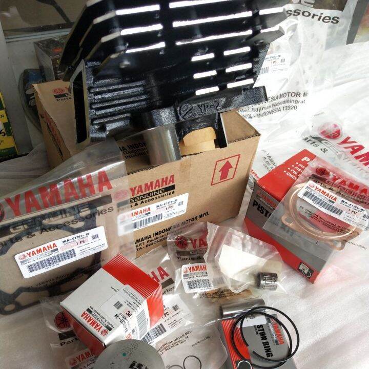 BLOK SEHER RX KING YP2 ORIGINAL LENGKAP PISTON DAN PAKING | Lazada ...