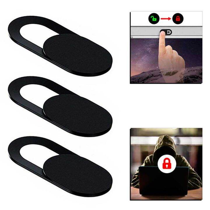 WebCam Cover Shutter Magnet Slider Case For iPhone Web Laptop PC For ...