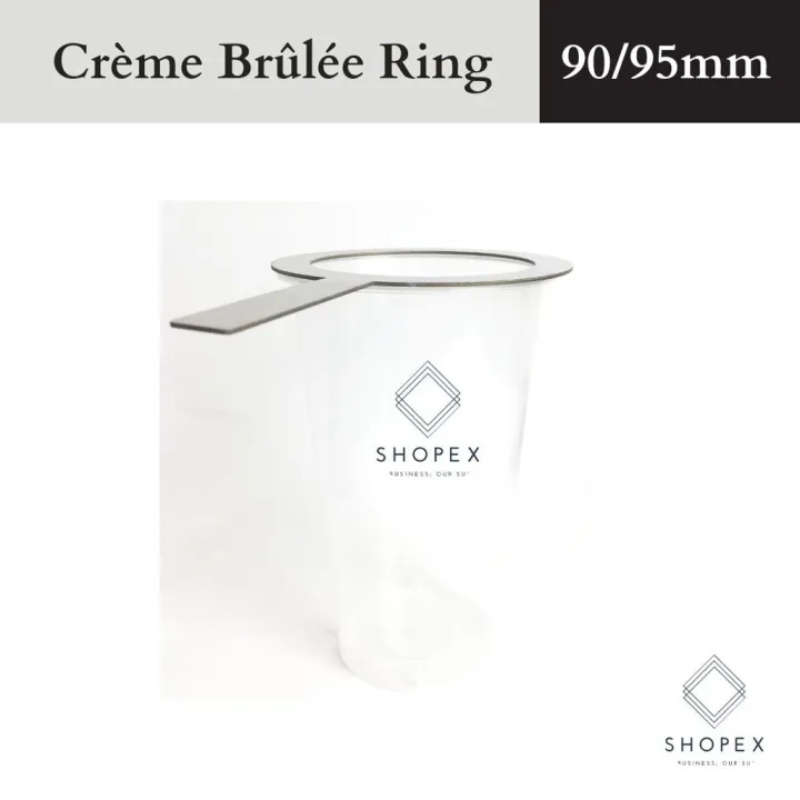 Creme Brulee Ring 90MM/95MM / Stainless Baking Ring / Milk tea Brulee ...