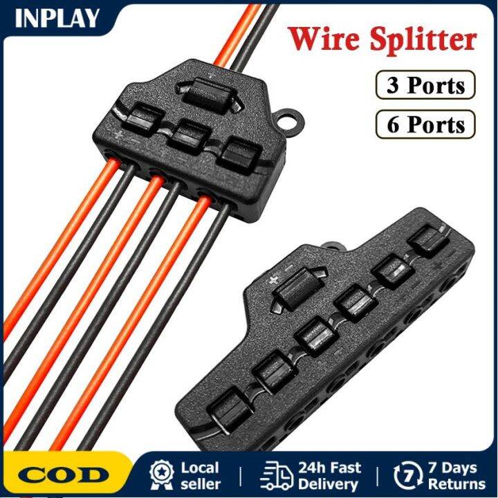 1 In 6 Out Quick-connect Push Terminals Post Quick Connector Terminal ...