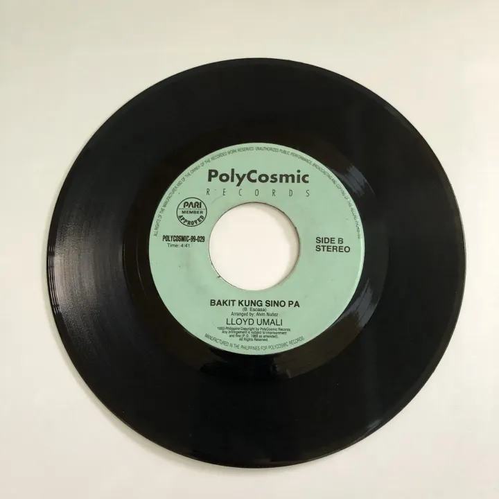 LLOYD UMALI OPM Bakit Kung Sino Pa 7" 45 RPM Records RARE Plaka Vinyl ...